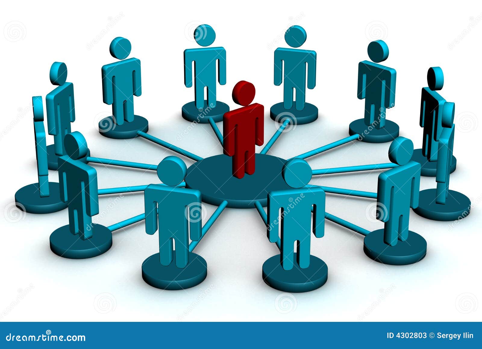 Conceptual Image of Teamwork. Stock Illustration - Illustration of ...