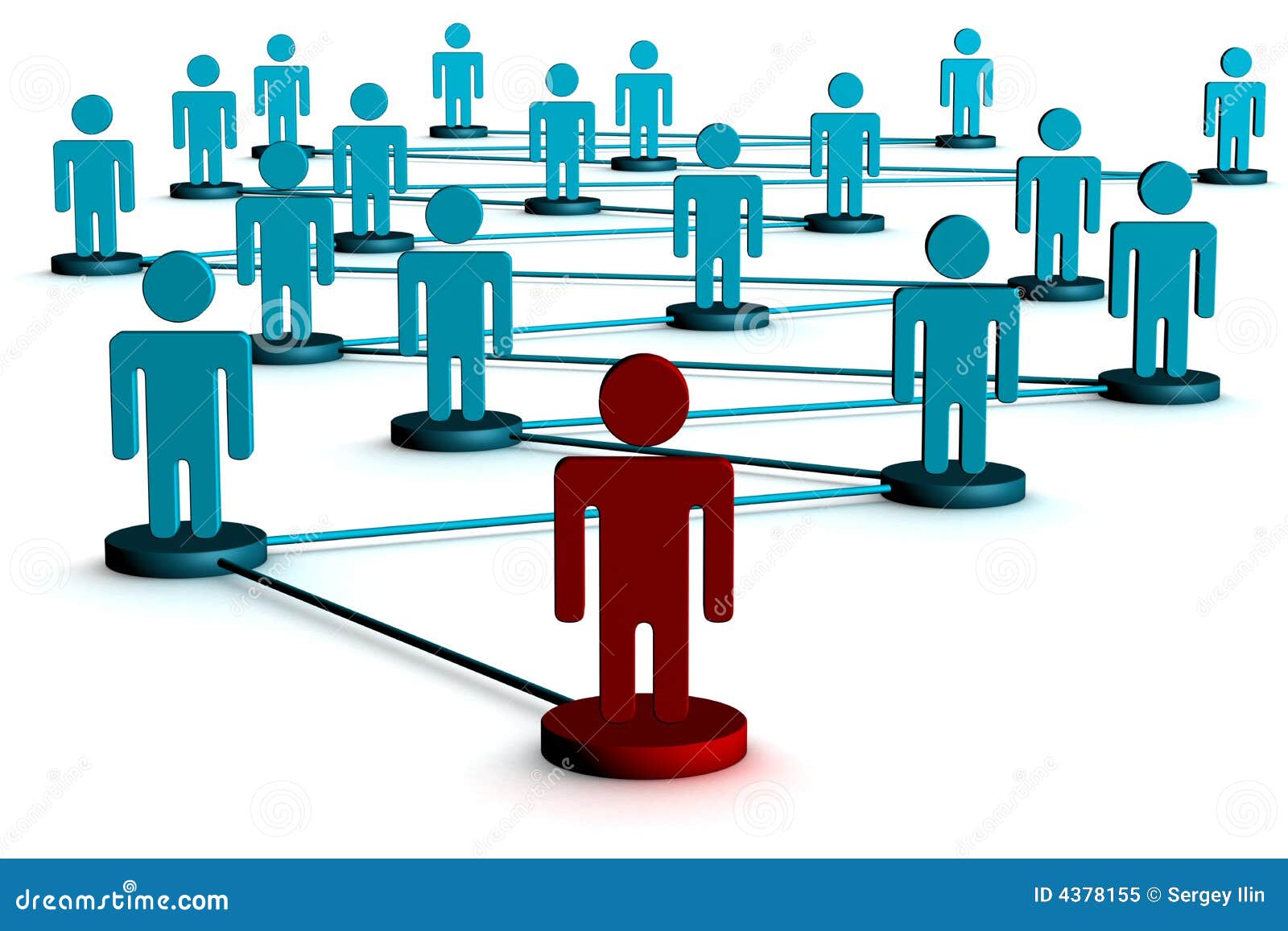 Conceptual Image of Teamwork. Stock Illustration - Illustration of ...