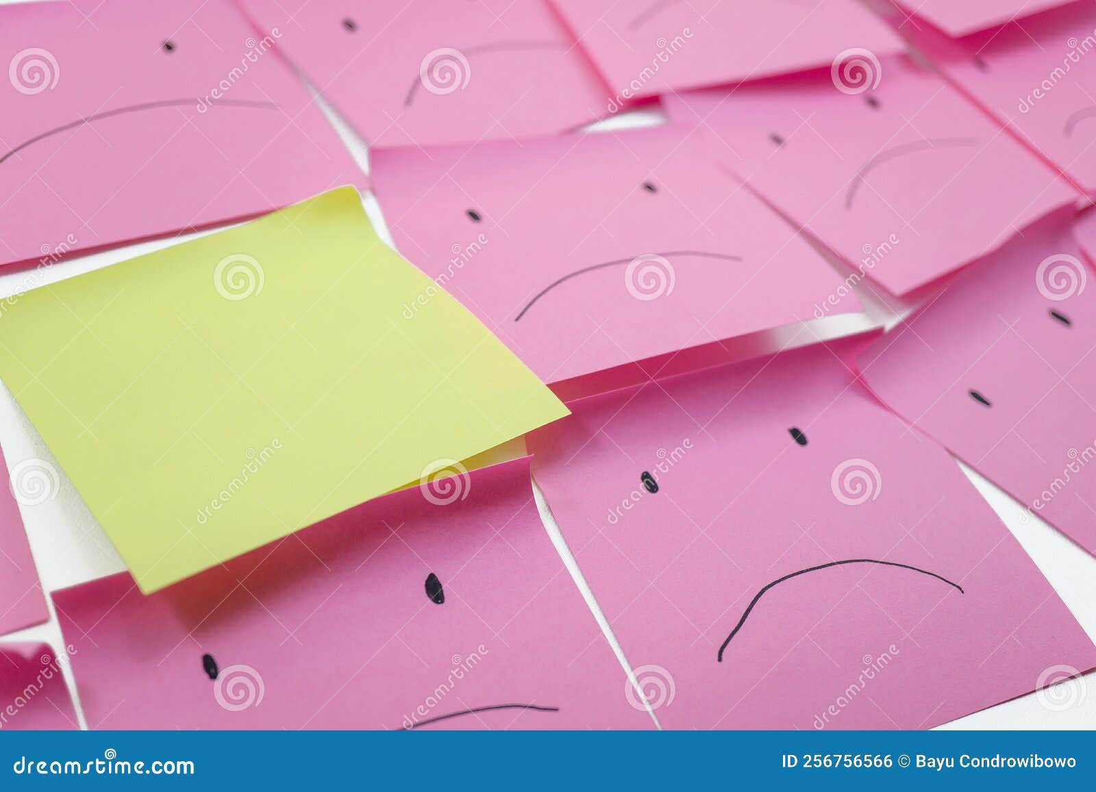 Conceptual Image for Unhappy and in the Center Left There is a Blank ...