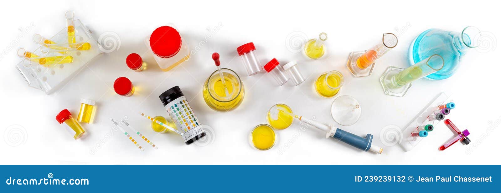 Conceptual Image on Urine Alysis, Dipstick, Urine Vials,Urine Tests ...