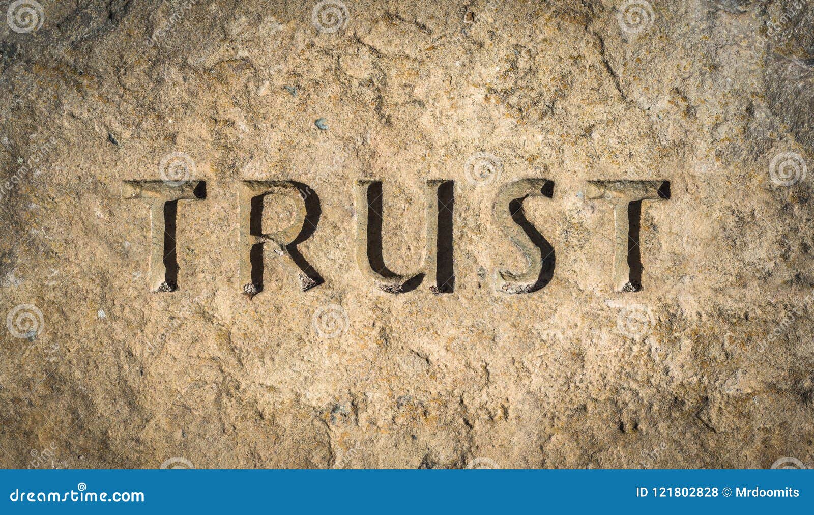 Trust Concept Image stock photo. Image of inscribed - 121802828