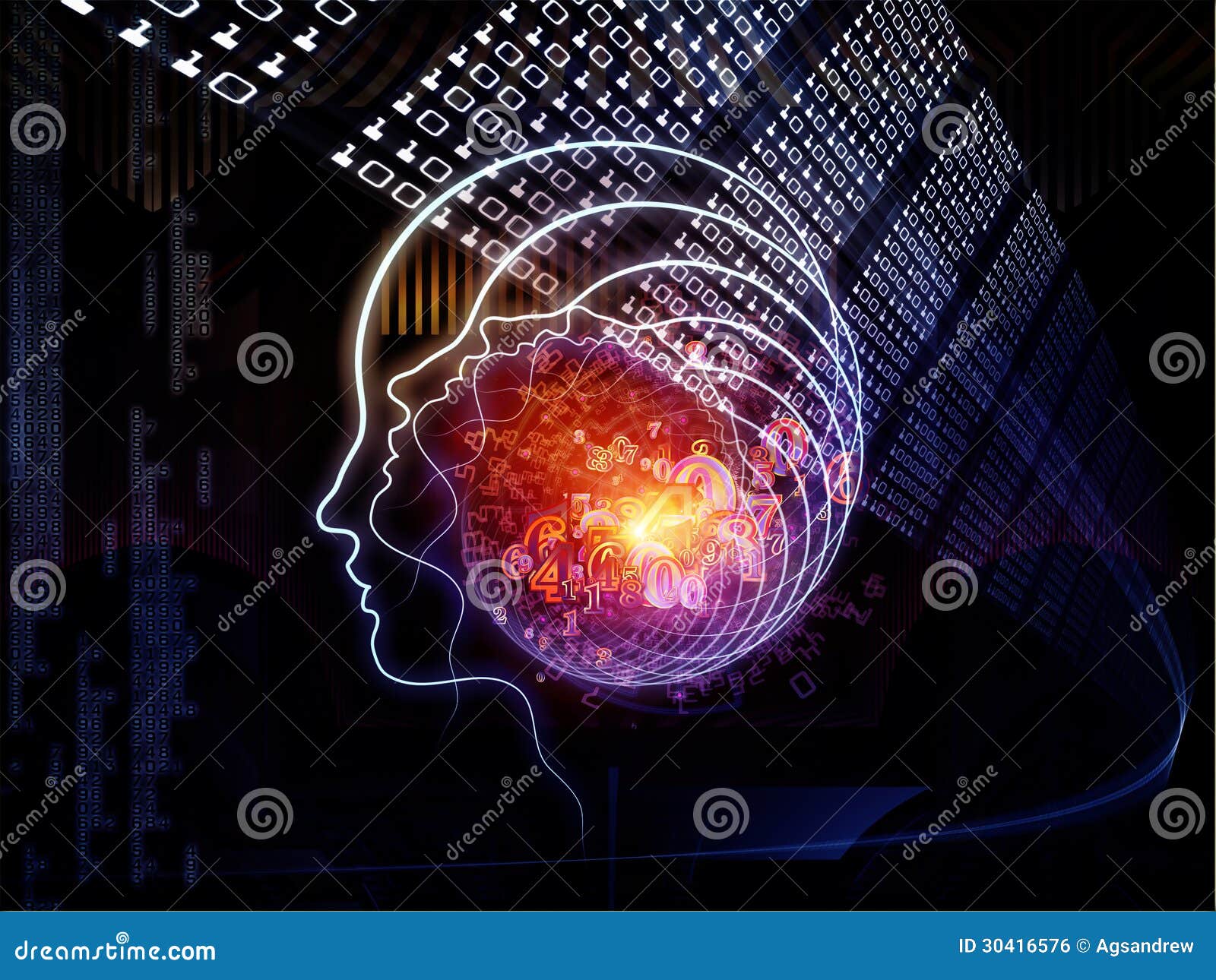 Conceptual Knowledge stock illustration. Illustration of awareness ...