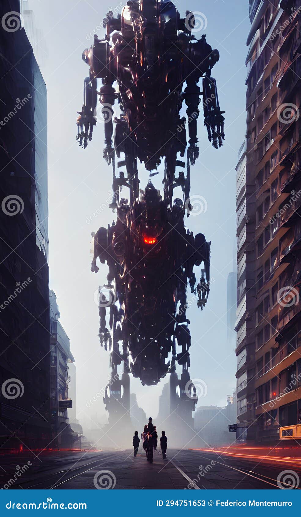 Conceptual Mechanical Machine Illustration Stock Illustration ...