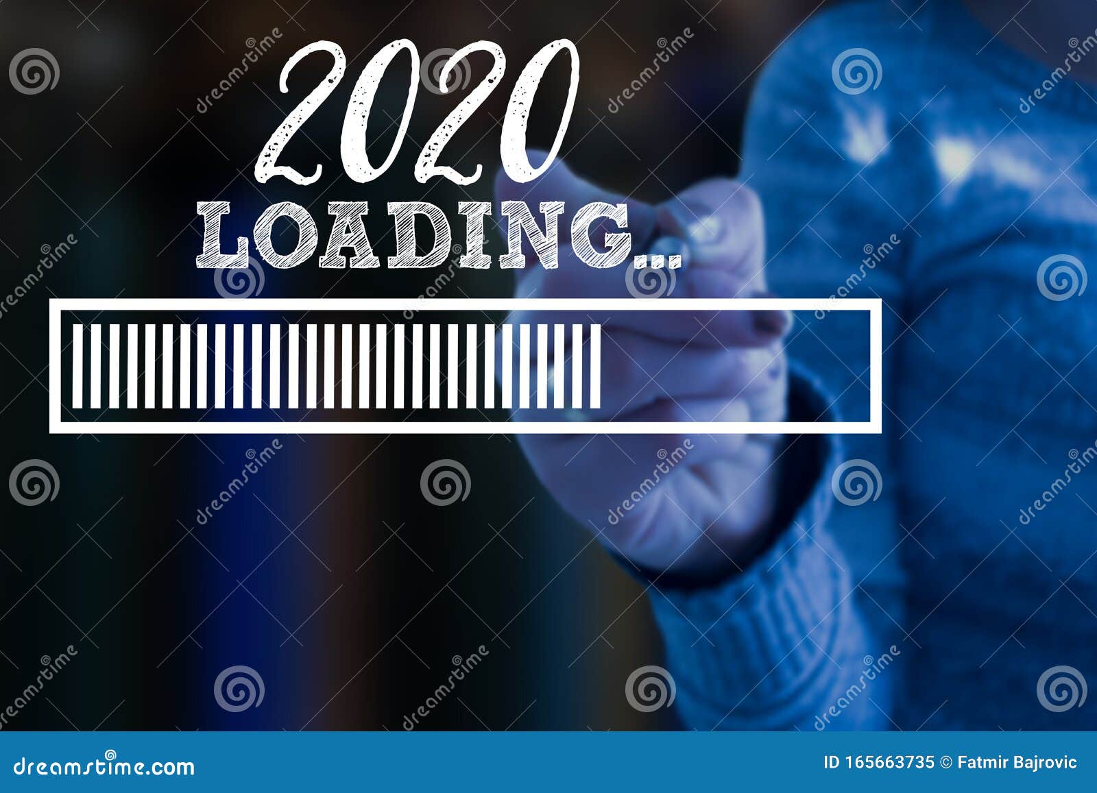 Conceptual Message Writing Showing 2020 Loading... Businessman Using ...