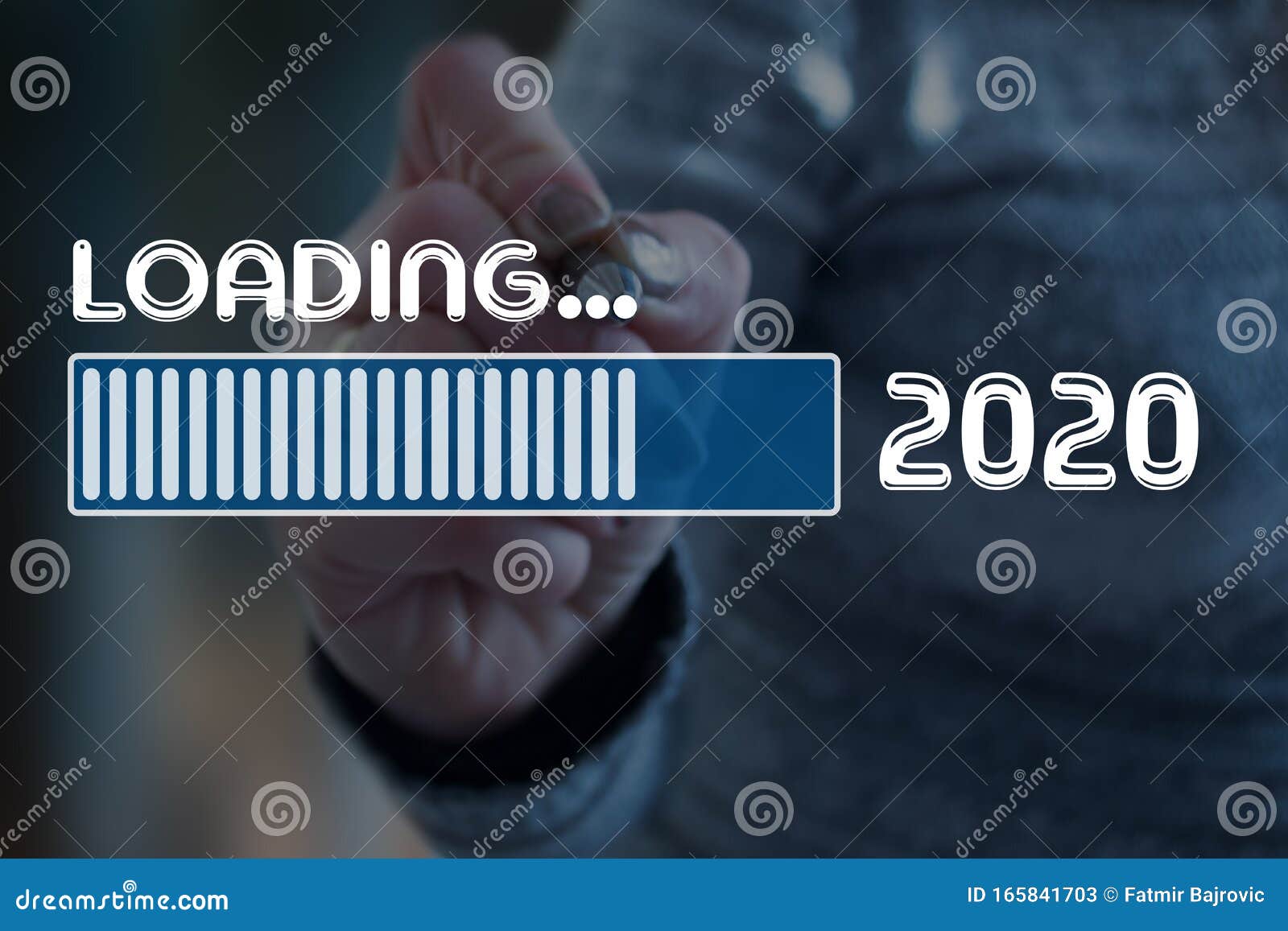 Conceptual Message Writing Showing 2020 Loading... Businessman Using ...