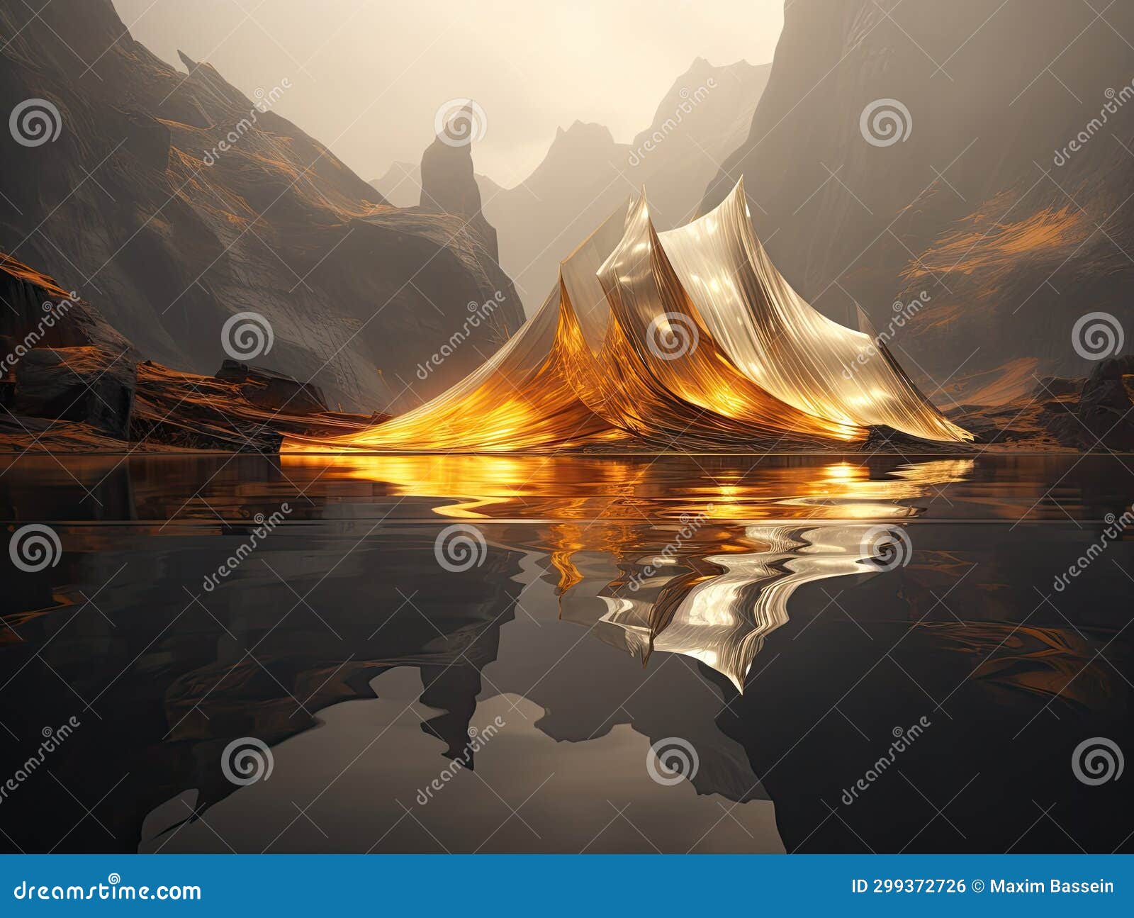 A Conceptual Painting Exploring the Theme of Interconnectedness and ...