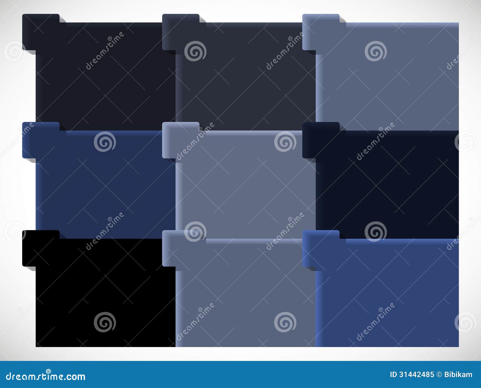 Conceptual Panels with Options Templates Stock Vector - Illustration of ...