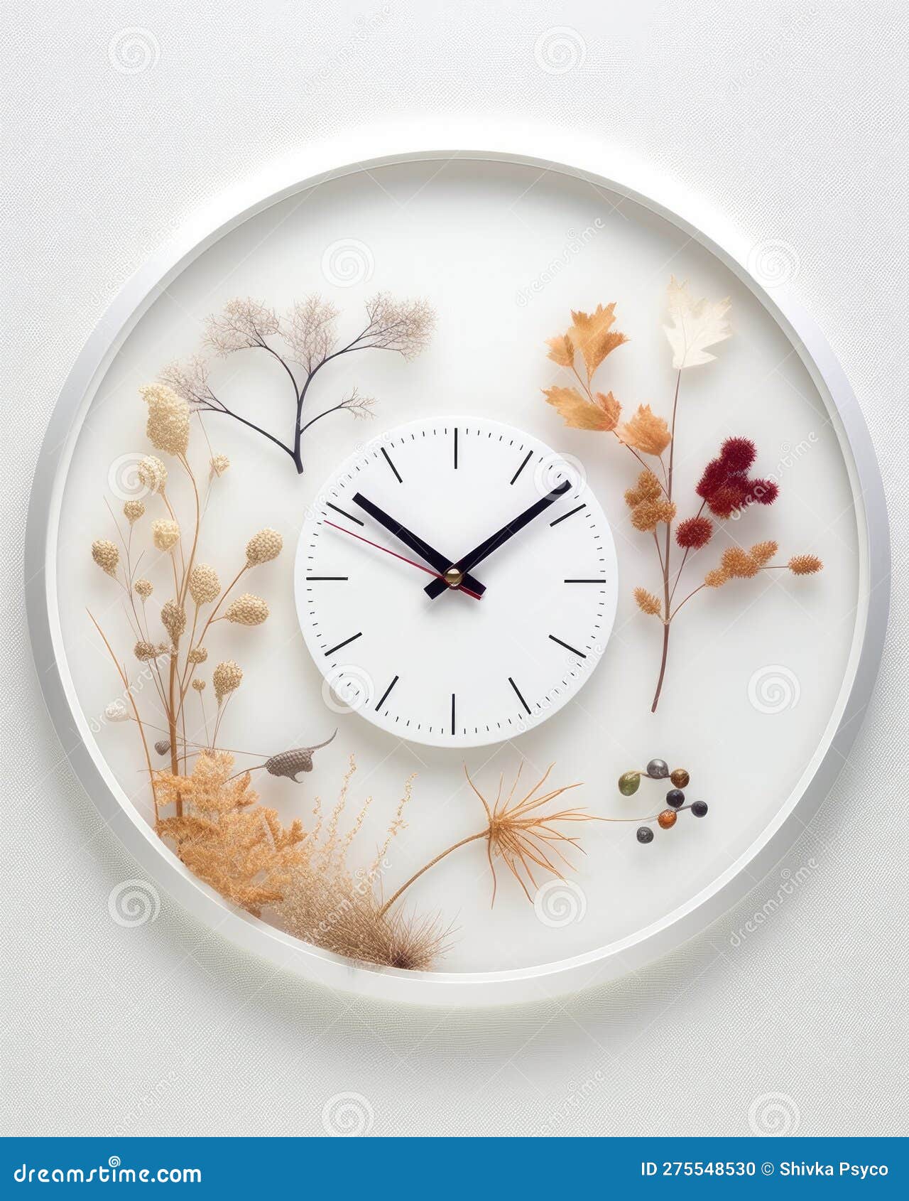 Conceptual Pendulum Wall Clock Generative AI Stock Illustration ...