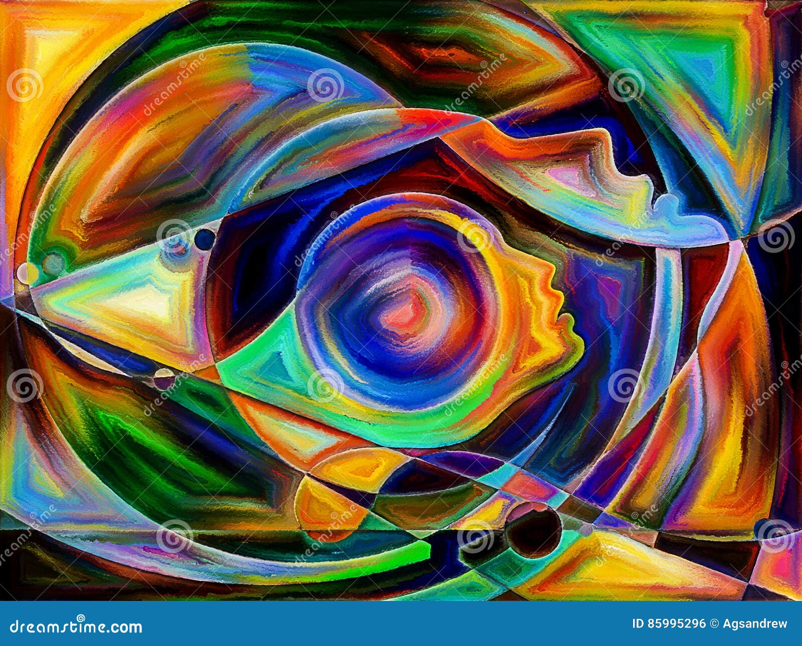 Conceptual Perception stock illustration. Illustration of lips - 85995296