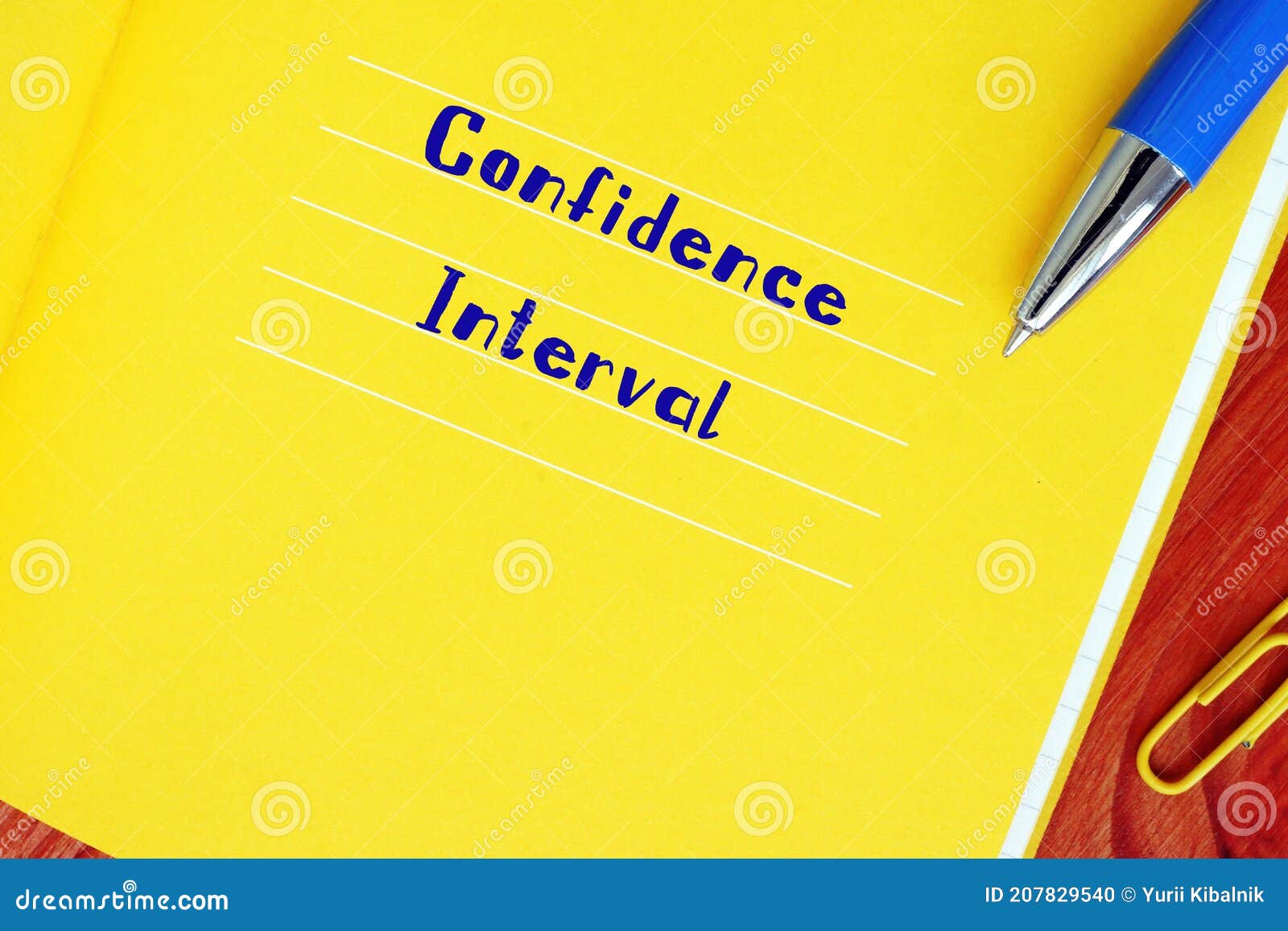 Conceptual Photo about Confidence Interval with Written Text Stock ...