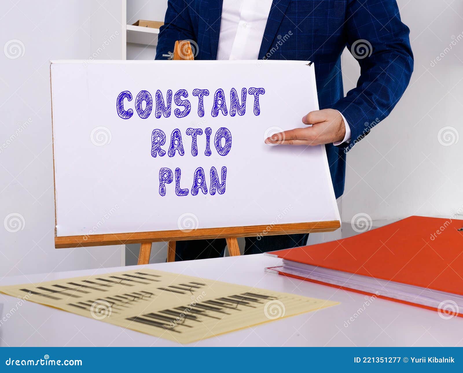 Conceptual Photo about CONSTANT RATIO PLAN with Handwritten Phrase ...