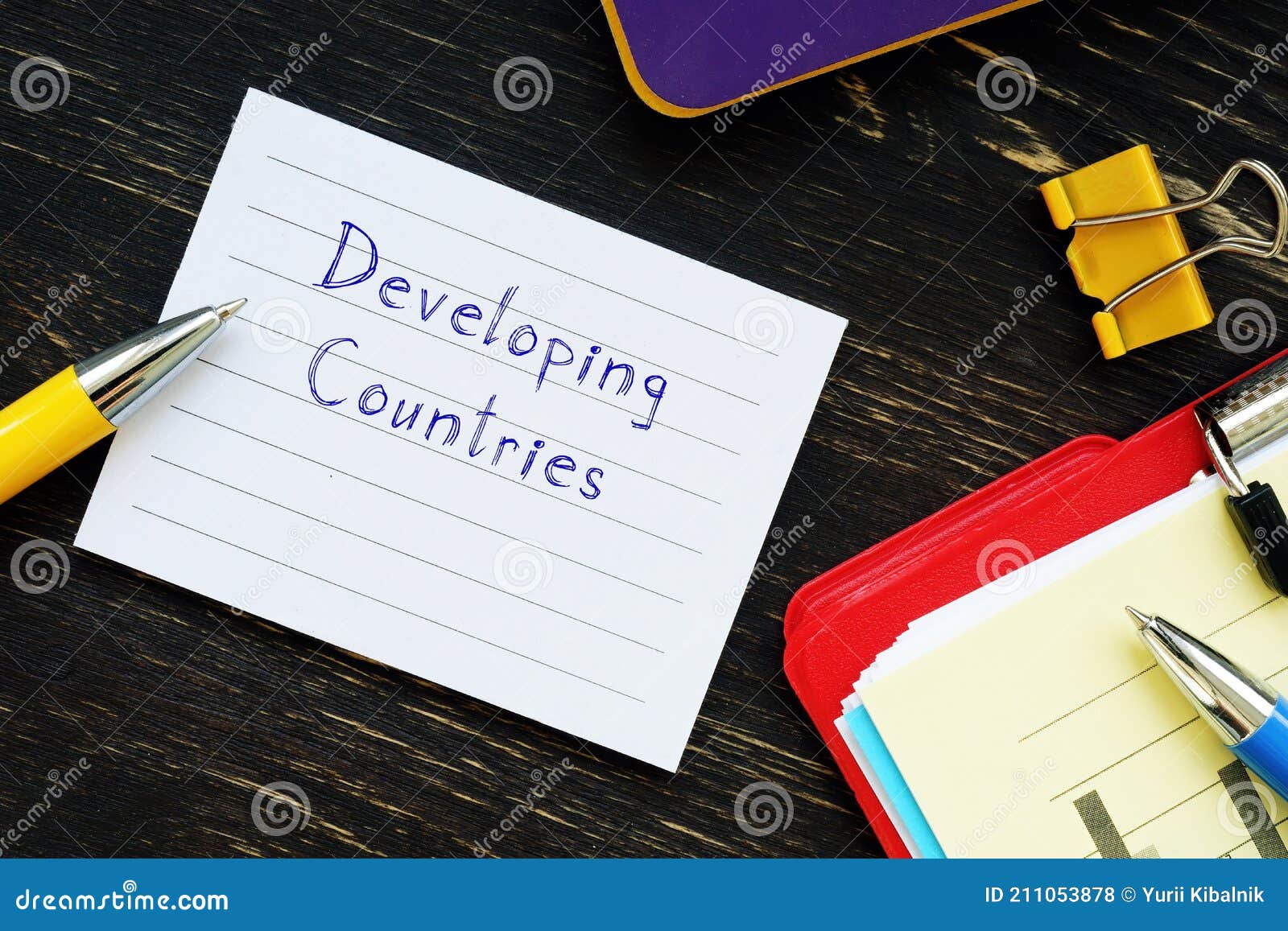 Conceptual Photo about Developing Countries with Written Phrase Stock ...