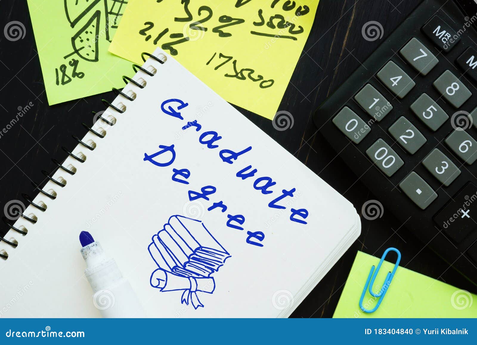 Conceptual Photo about Graduate Degree with Written Text Stock Photo ...