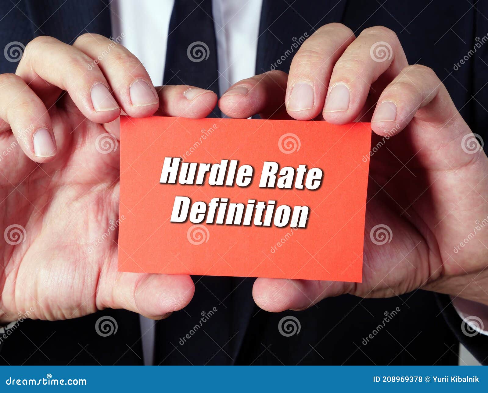 Conceptual Photo about Hurdle Rate Definition with Written Text Stock ...