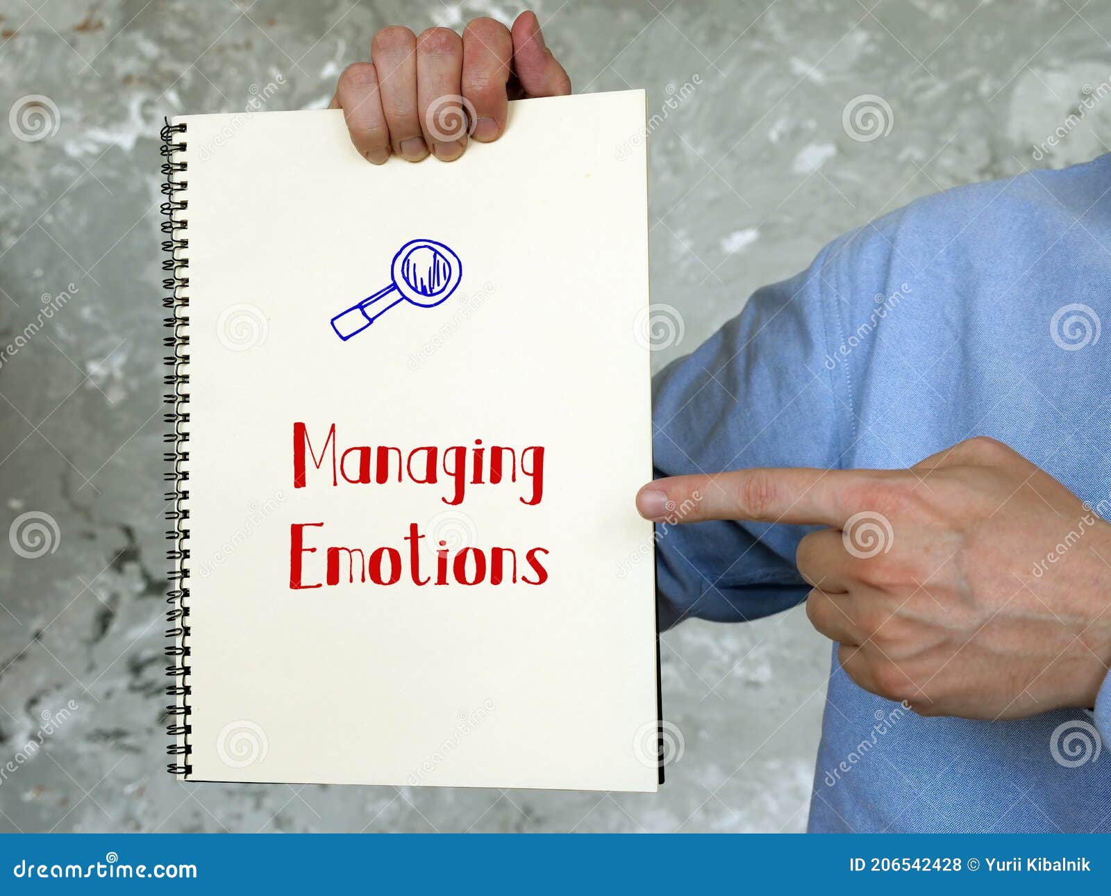 Conceptual Photo about Managing Emotions with Written Text Stock Photo ...