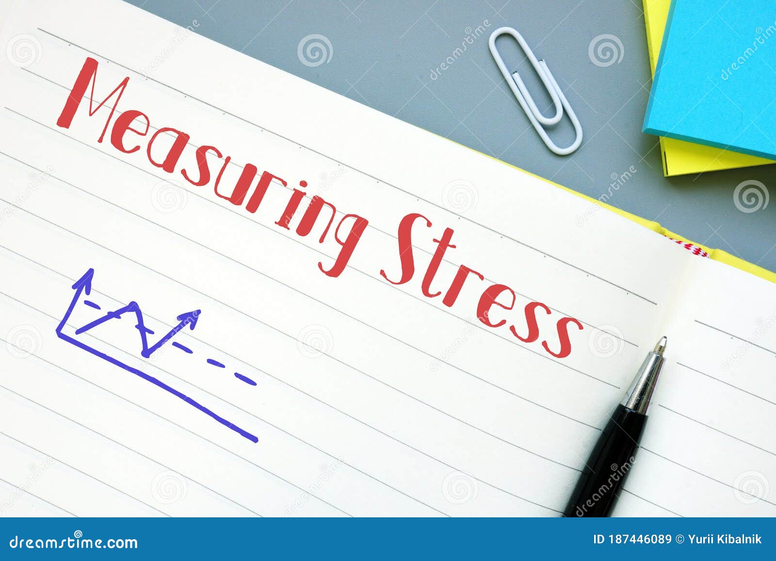 Conceptual Photo about Measuring Stress with Handwritten Text Stock ...