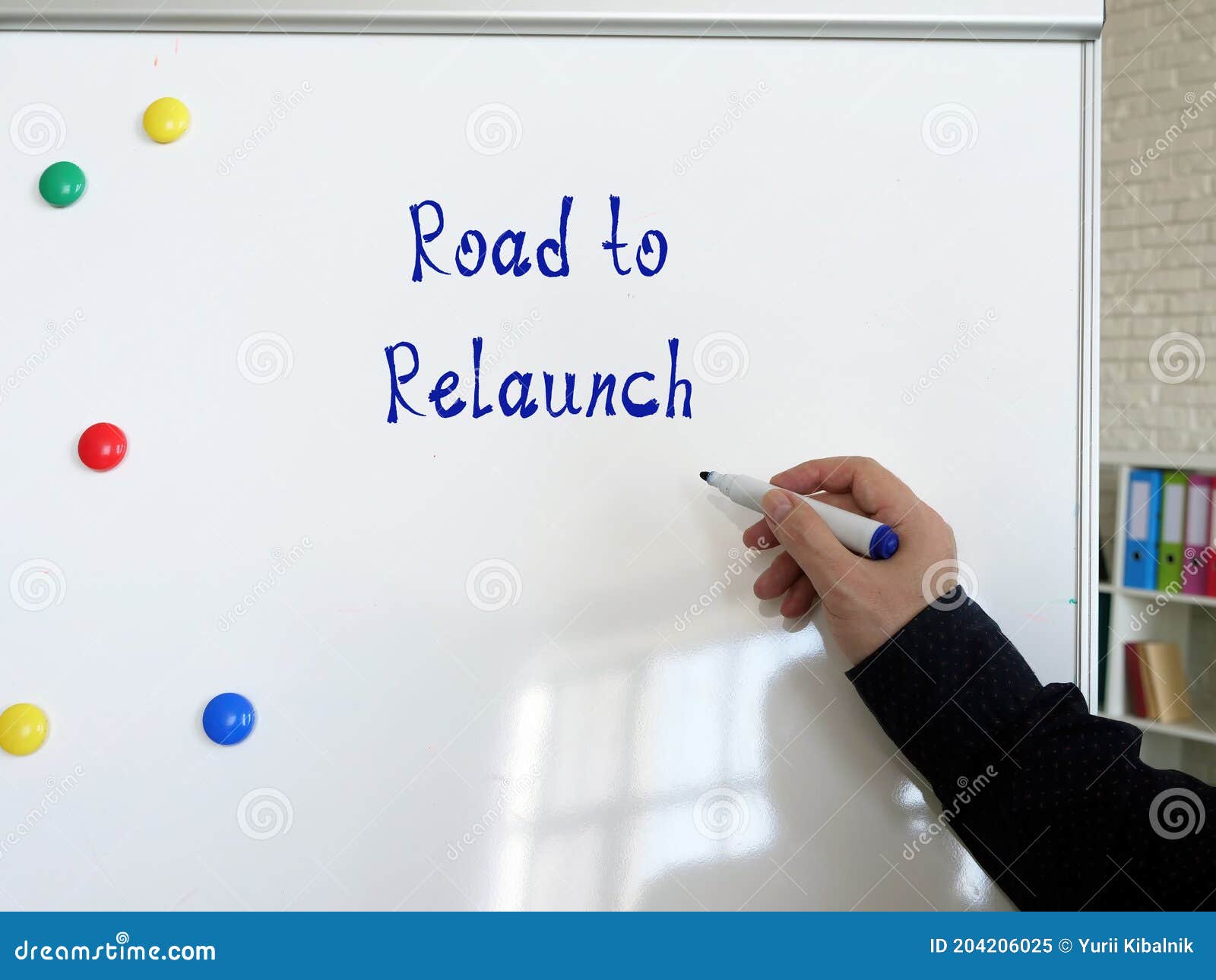 Conceptual Photo about Road To Relaunch with Written Text Stock Image ...
