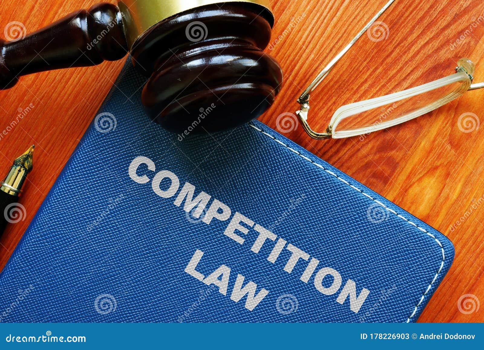 Conceptual Photo Showing Printed Text Competition Law Stock Image ...