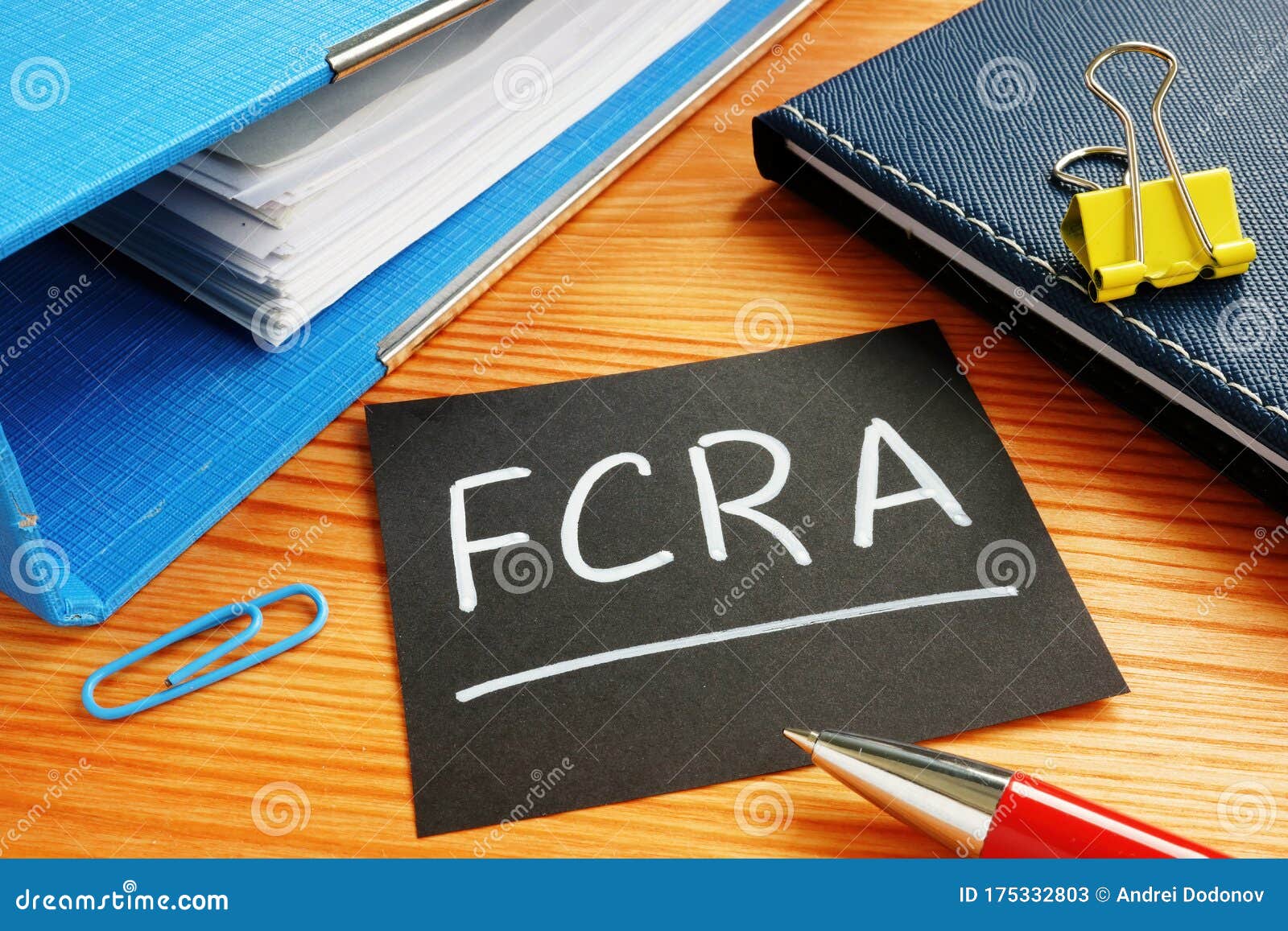 Conceptual Photo Showing Printed Text FCRA Stock Image - Image of ...