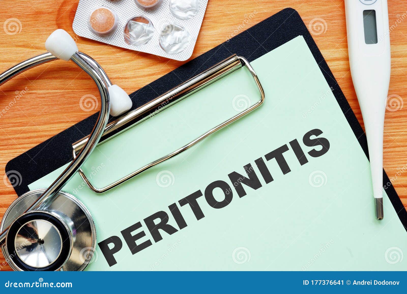 Conceptual Photo Showing Printed Text Peritonitis Stock Image - Image ...
