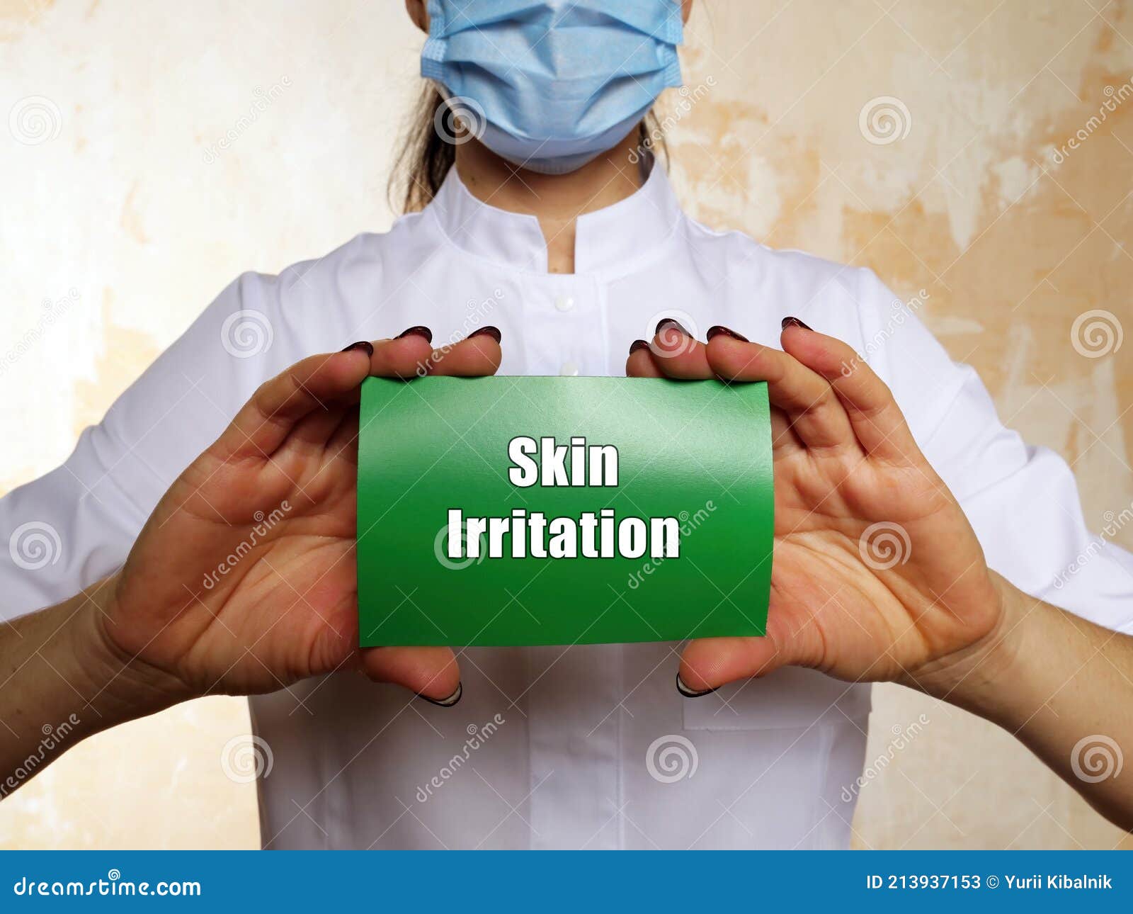 Conceptual Photo about Skin Irritation with Written Phrase Stock Image ...