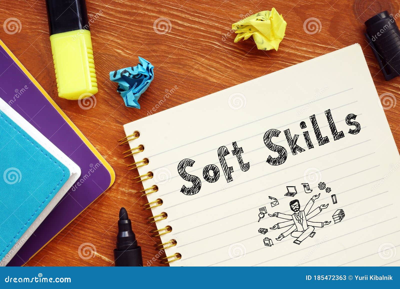 Conceptual Photo about Soft Skills with Written Phrase Stock Image ...