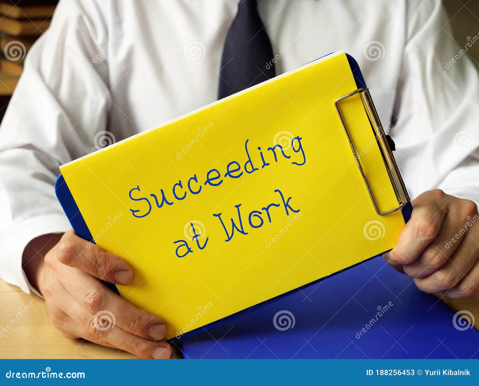 Conceptual Photo about Succeeding at Work with Written Text Stock Image ...