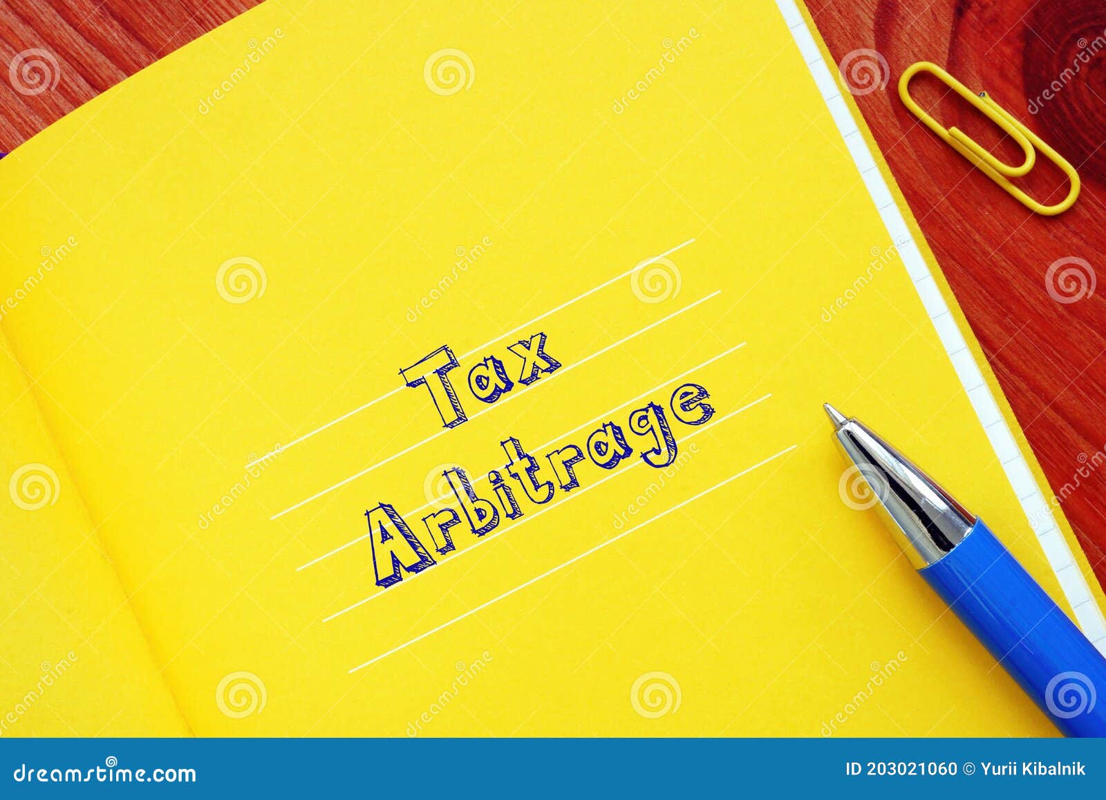 Conceptual Photo about Tax Arbitrage with Written Phrase Stock Photo ...
