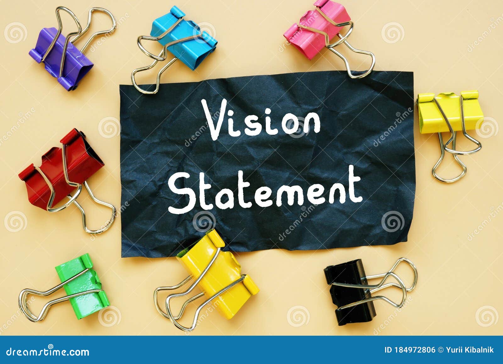Conceptual Photo about Vision Statement with Handwritten Text Stock ...