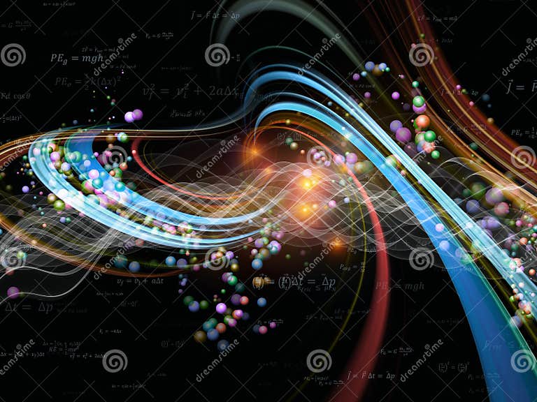 Conceptual Physics stock illustration. Illustration of particle - 27498750
