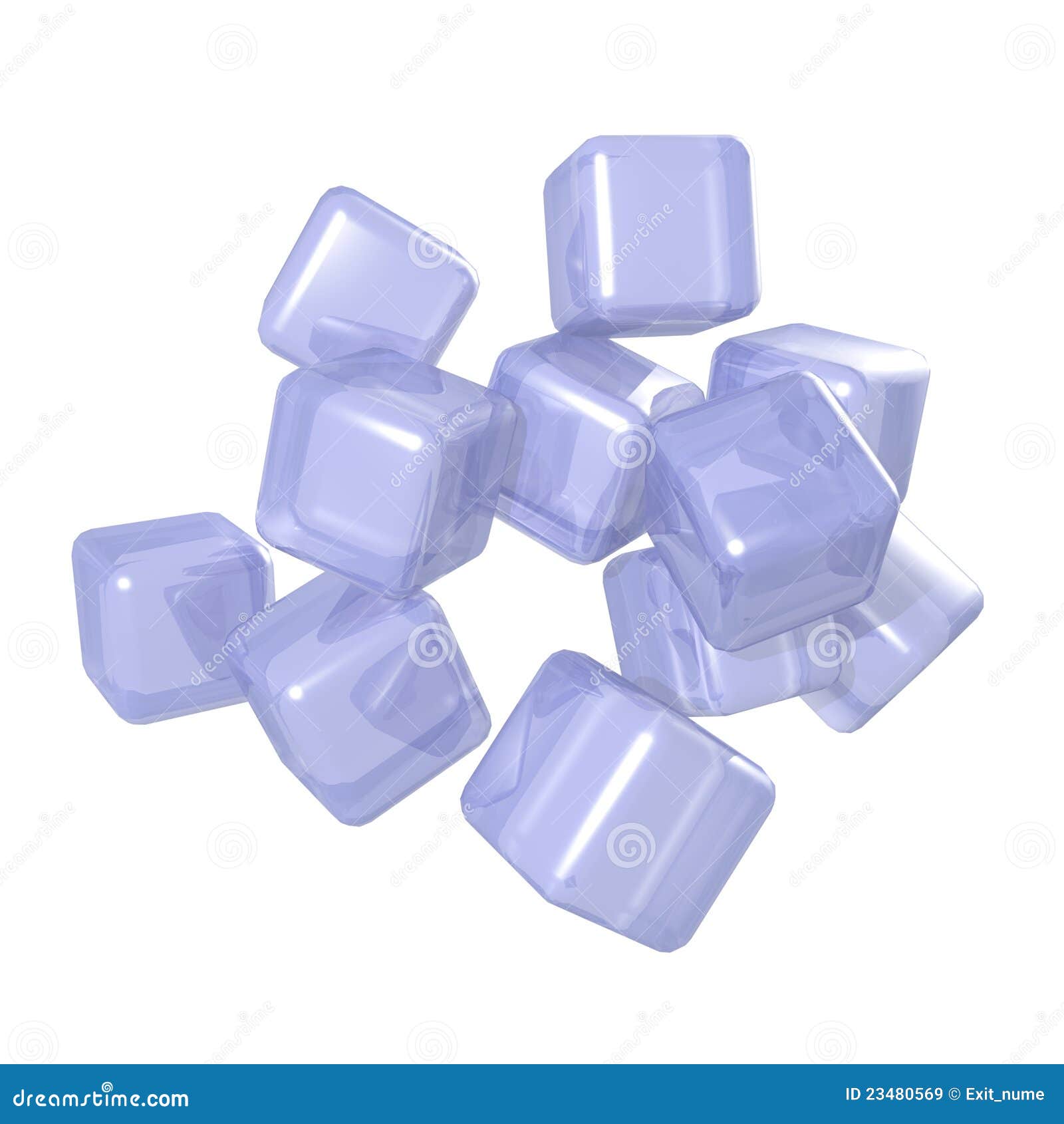 Conceptual Plastic Cube stock illustration. Illustration of chaos ...