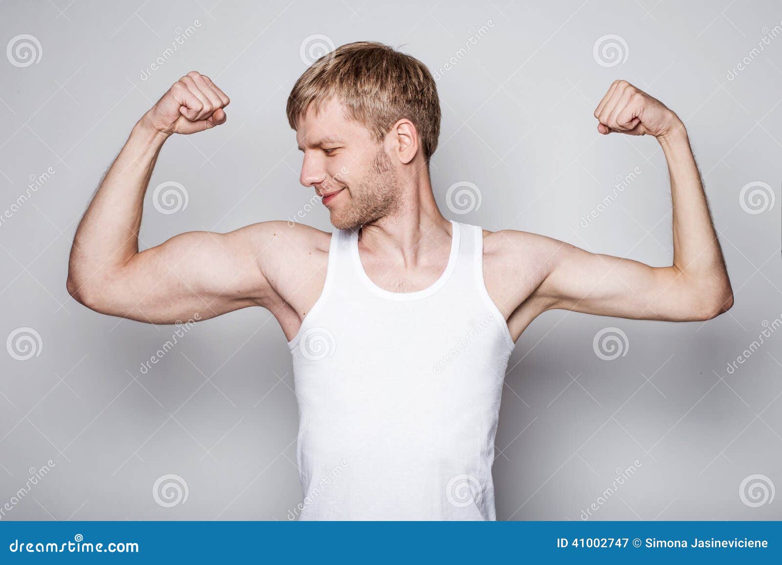 Conceptual Portrait of a Right Handed Man Stock Image - Image of freak ...