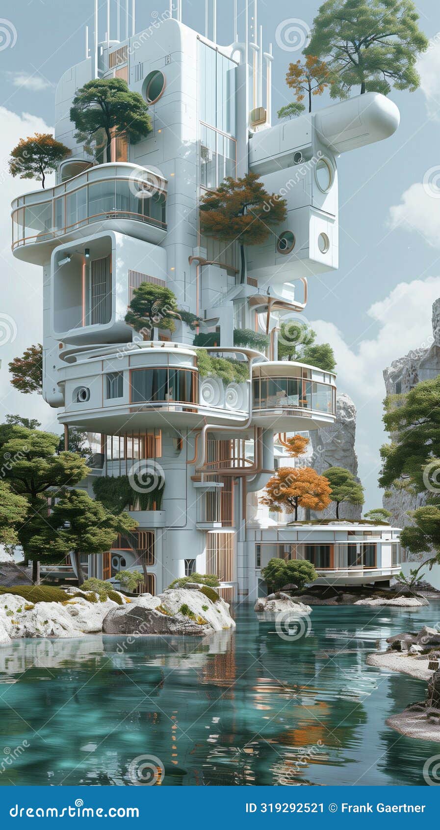 Conceptual Portrayal of Advanced Treehouselike Structures Boasting ...