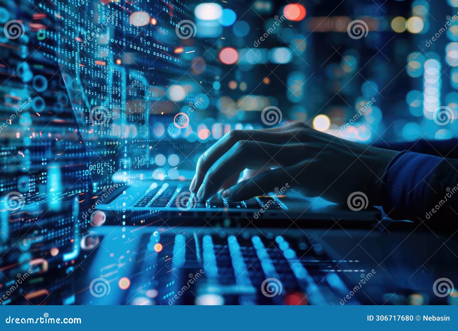 A Conceptual Portrayal of Digitalization and Coding, with a Hand ...