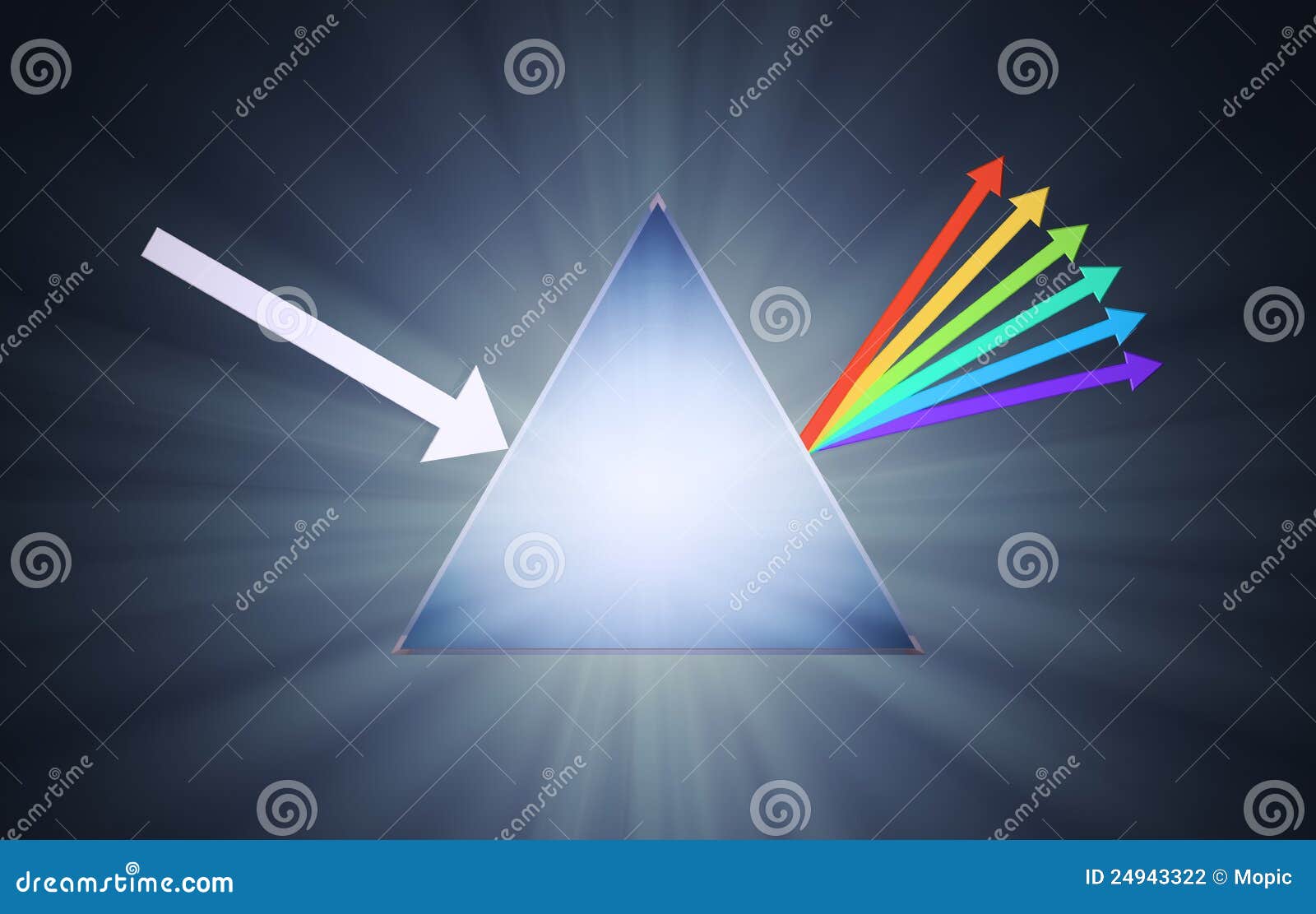 Conceptual Prism Illustration Stock Illustration - Illustration of ...