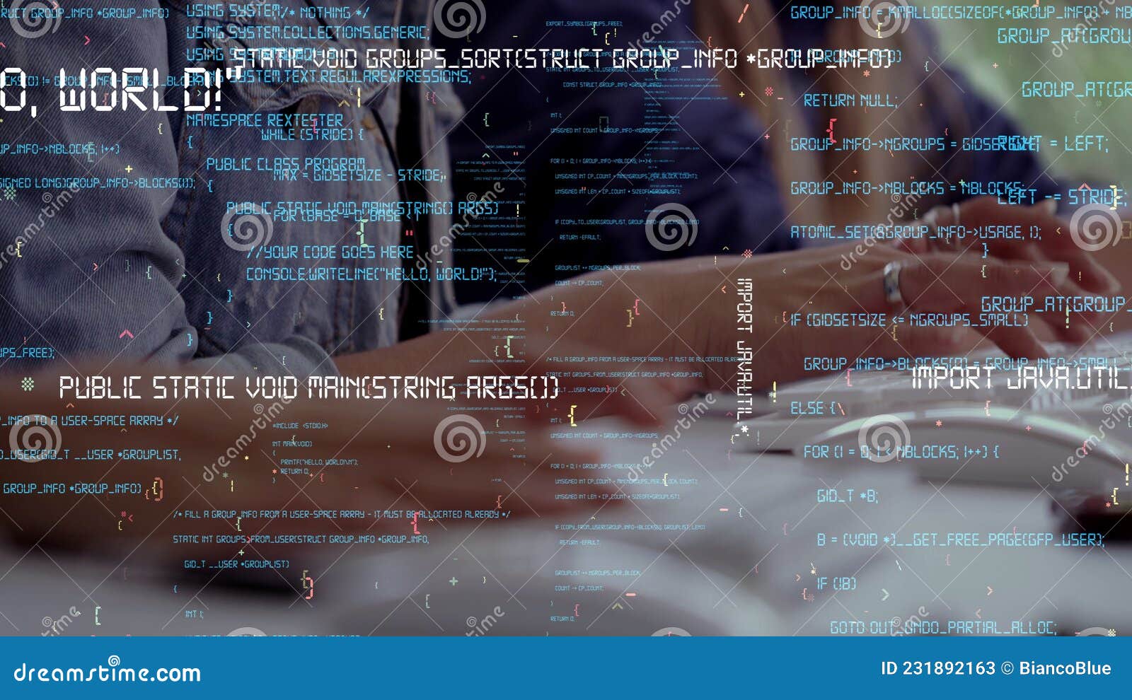 Conceptual Programming and Coding of Future Software Stock Image ... Conceptual Programming and Coding of Future Software Stock Image ...
