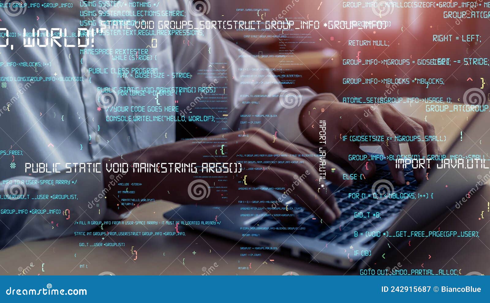 Conceptual Programming and Coding of Future Software Stock Image ... Conceptual Programming and Coding of Future Software Stock Image ...
