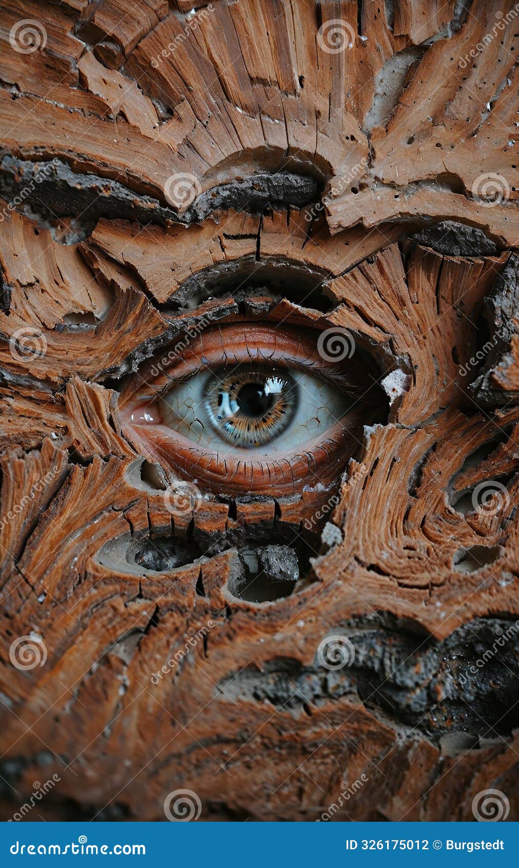 Conceptual Representation of an Eye Looking through a Small Opening ...