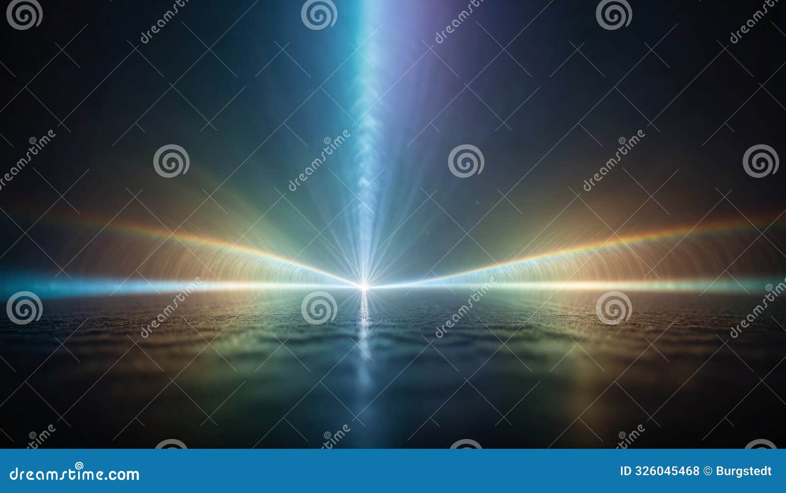 Conceptual Representation of Natural Visible Light Refracted and ...