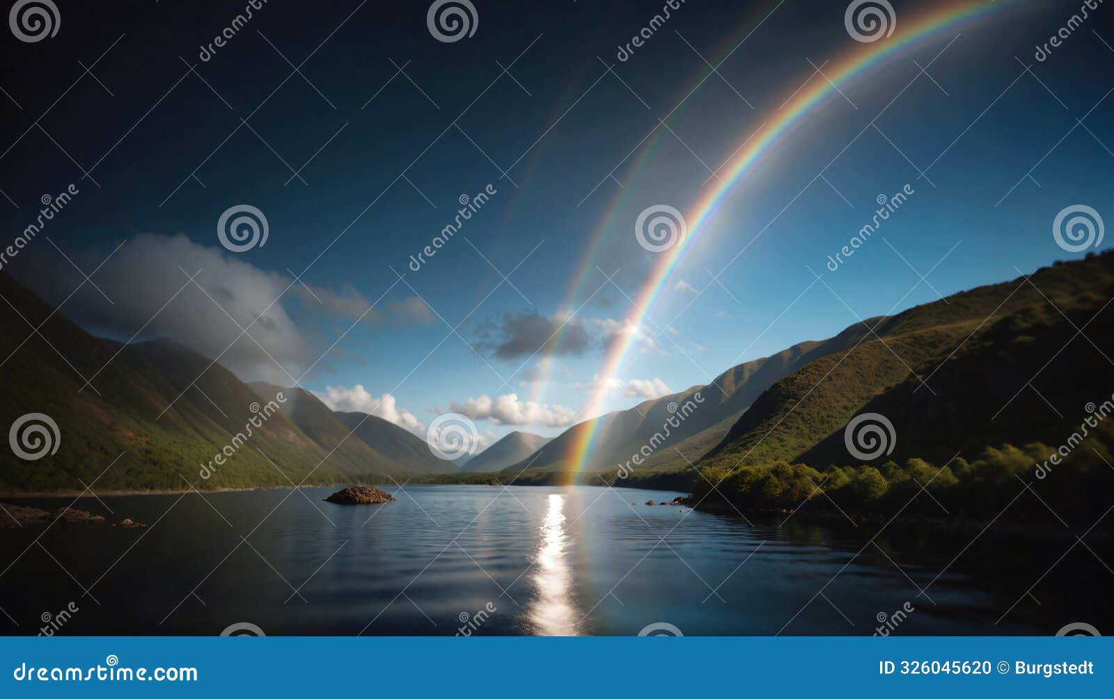 Conceptual Representation of Natural Visible Light Refracted and ...