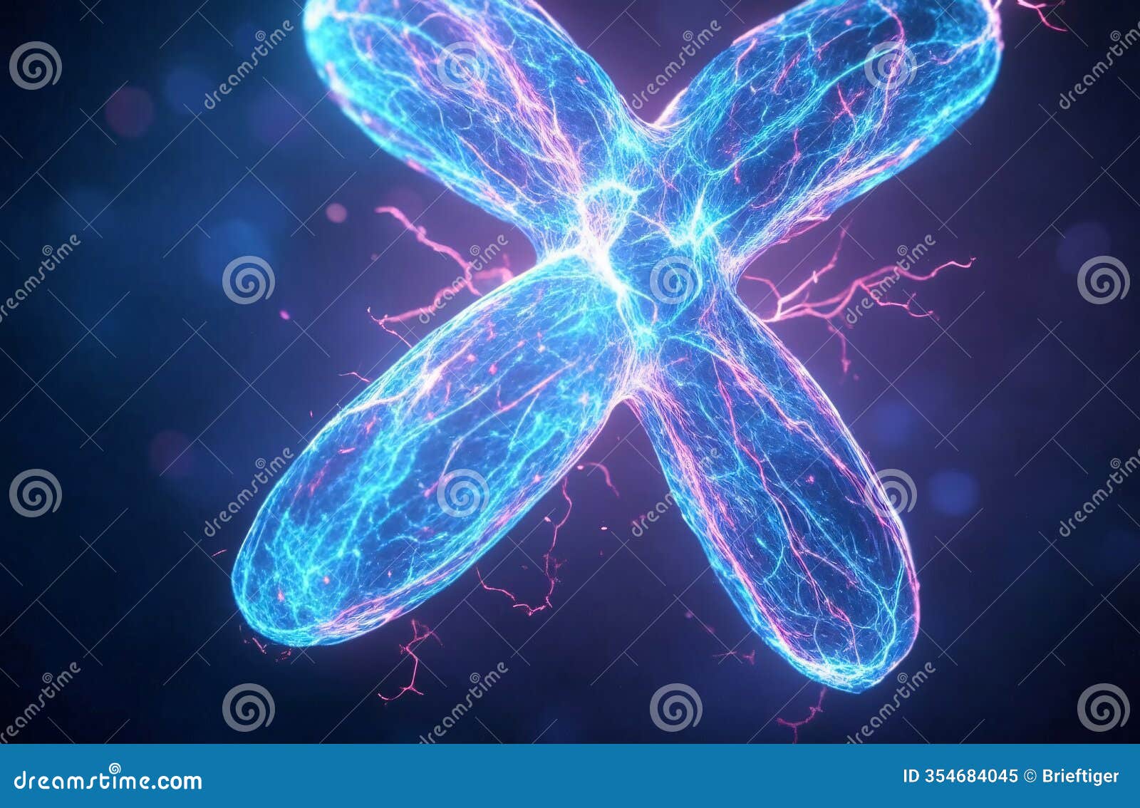 Chromatin Architecture: Conceptual Breakdown Of DNA Stock Photography ...