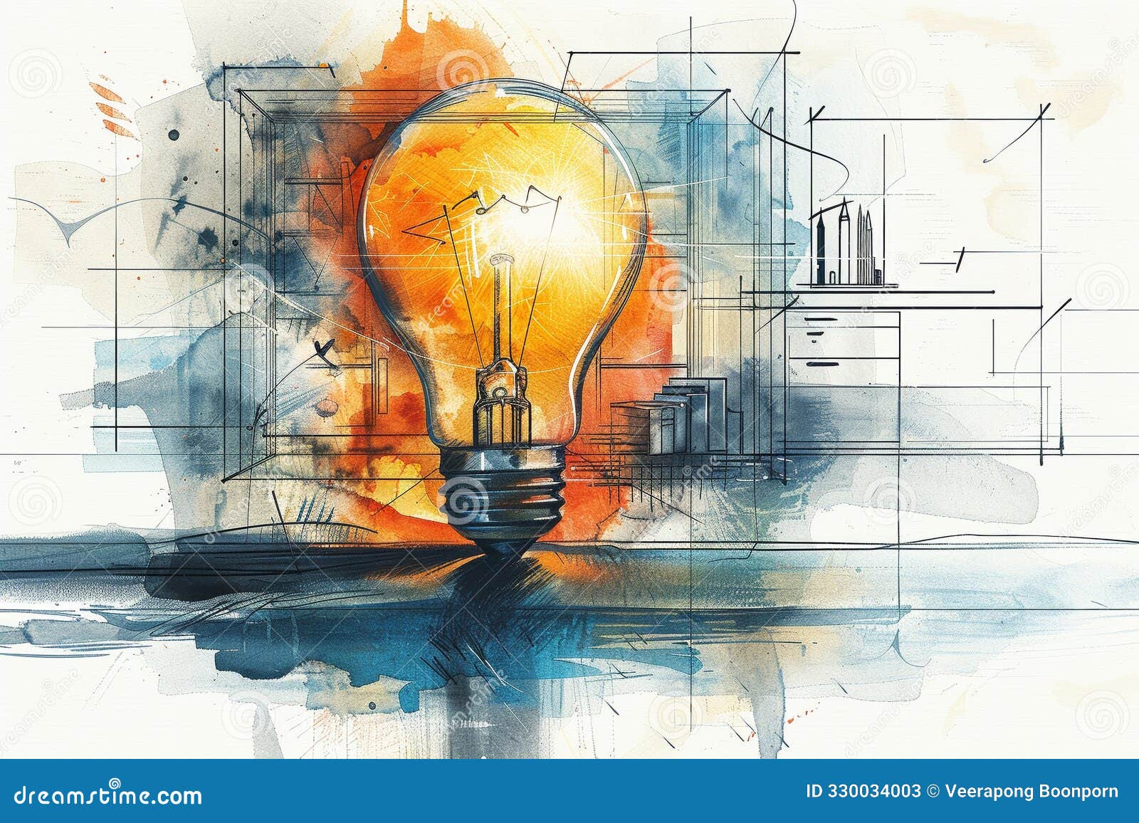 Internal Innovation Blue Gradient Concept Icon Vector Illustration ...