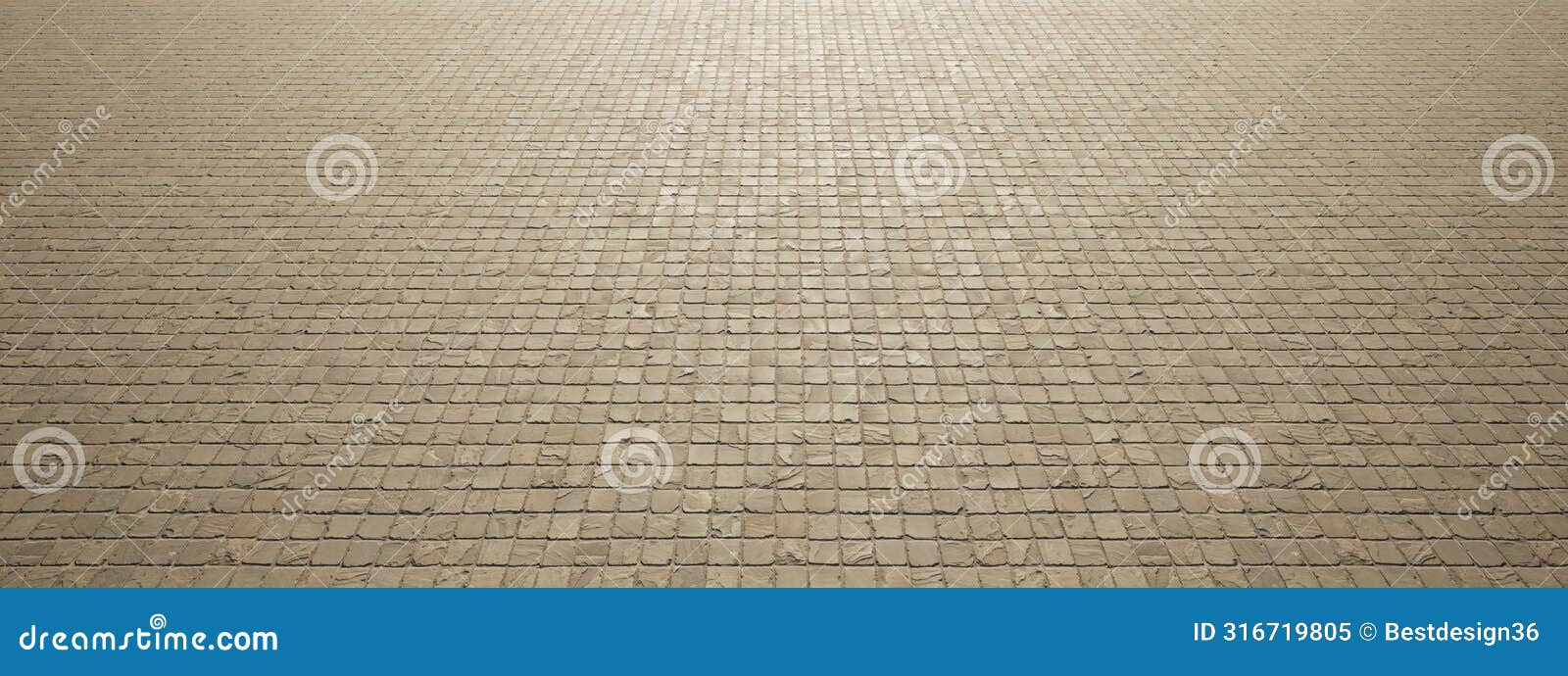 Conceptual Solid Beige Background of Cobblestone Texture Floor As a ...