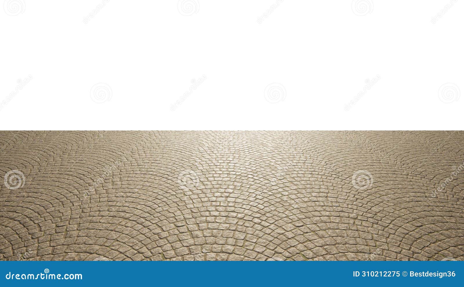 Conceptual Solid Beige Background of Wave Cobblestone Texture Floor and ...