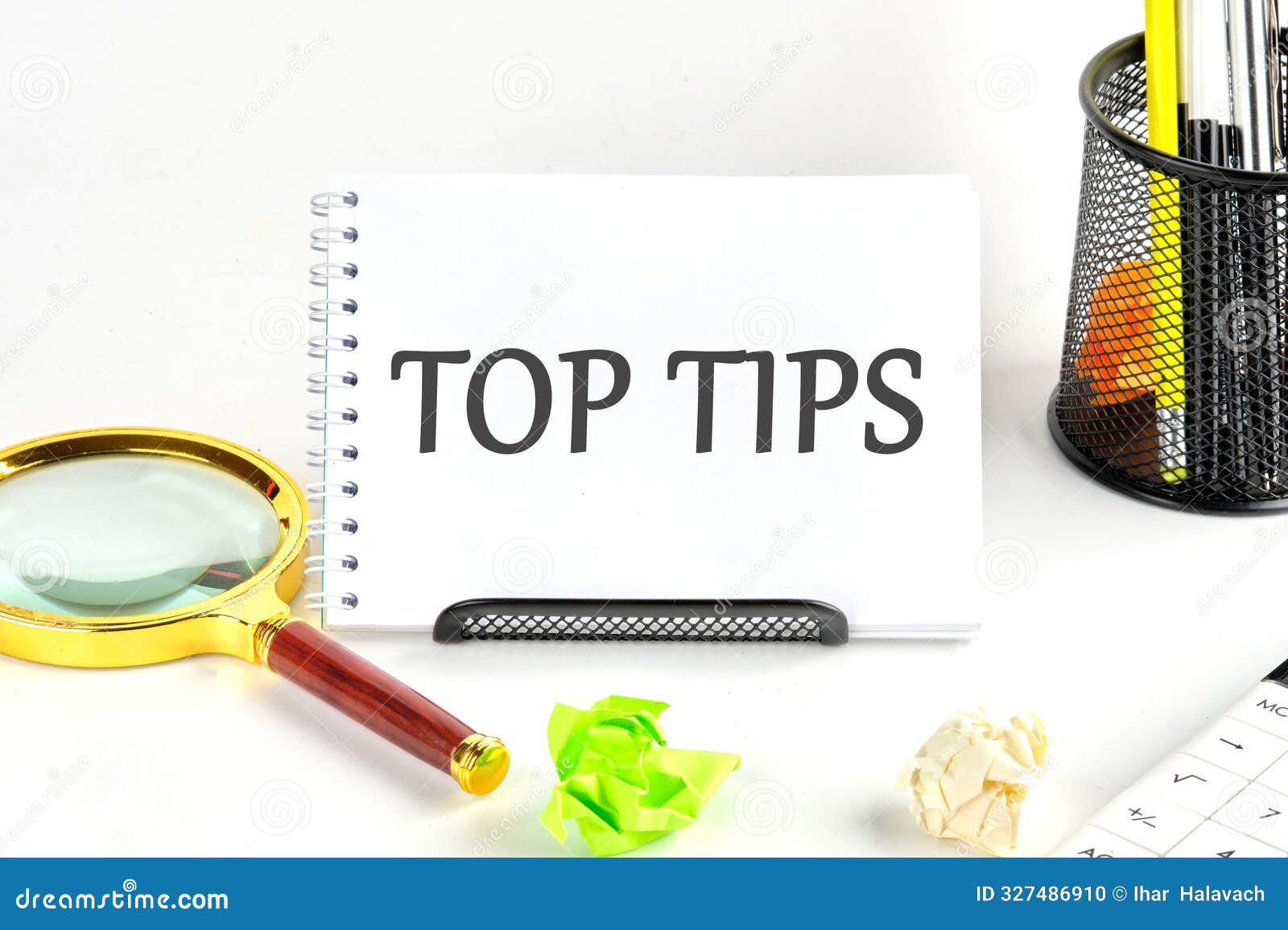 Conceptual Symbol TOP TIPS. Copy Space Stock Photo - Image of guidance ...
