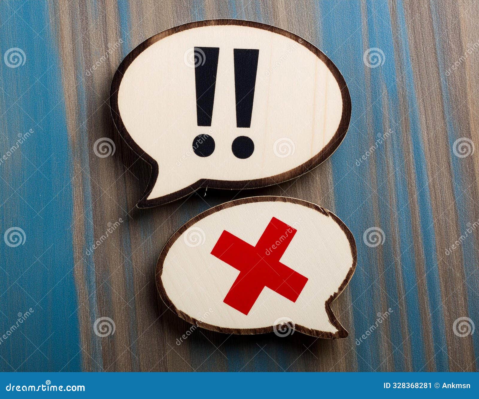 Conceptual Symbols Representing an Argument and Disagreement, Featuring ...