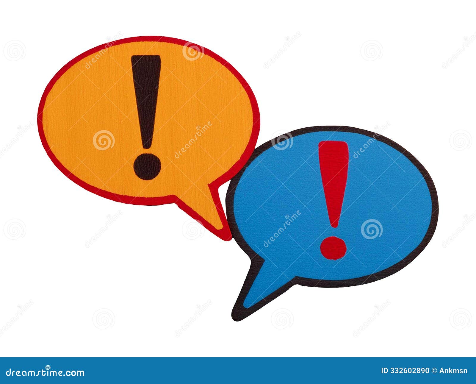 Conceptual Symbols Representing an Argument and Disagreement, Featuring ...