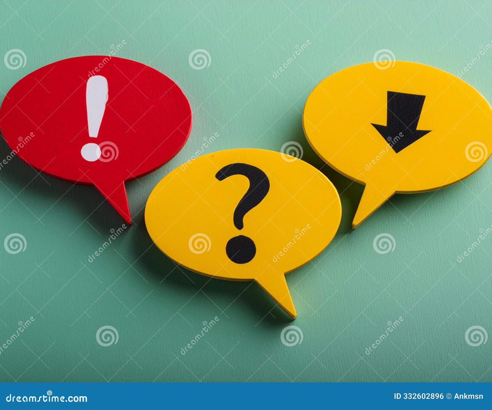 Conceptual Symbols Representing an Argument and Disagreement, Featuring ...