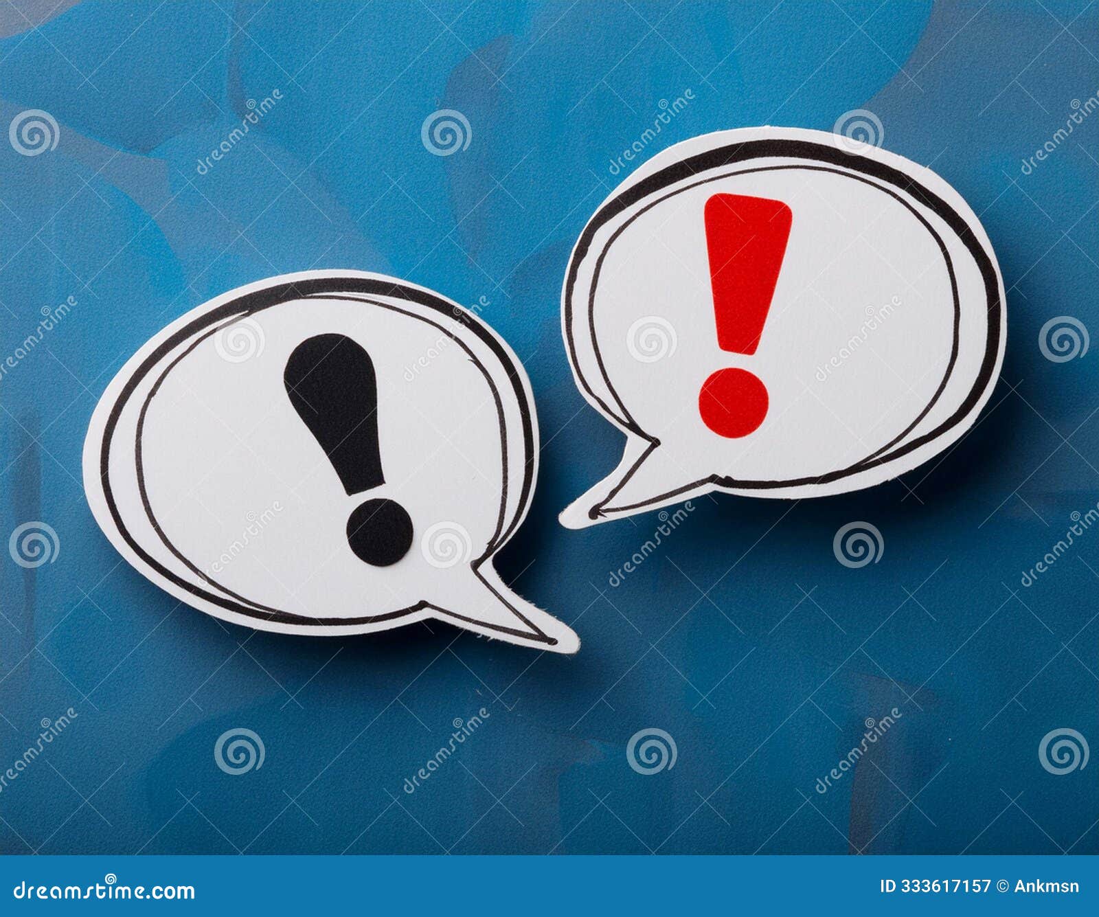 Conceptual Symbols Representing an Argument and Disagreement, Featuring ...