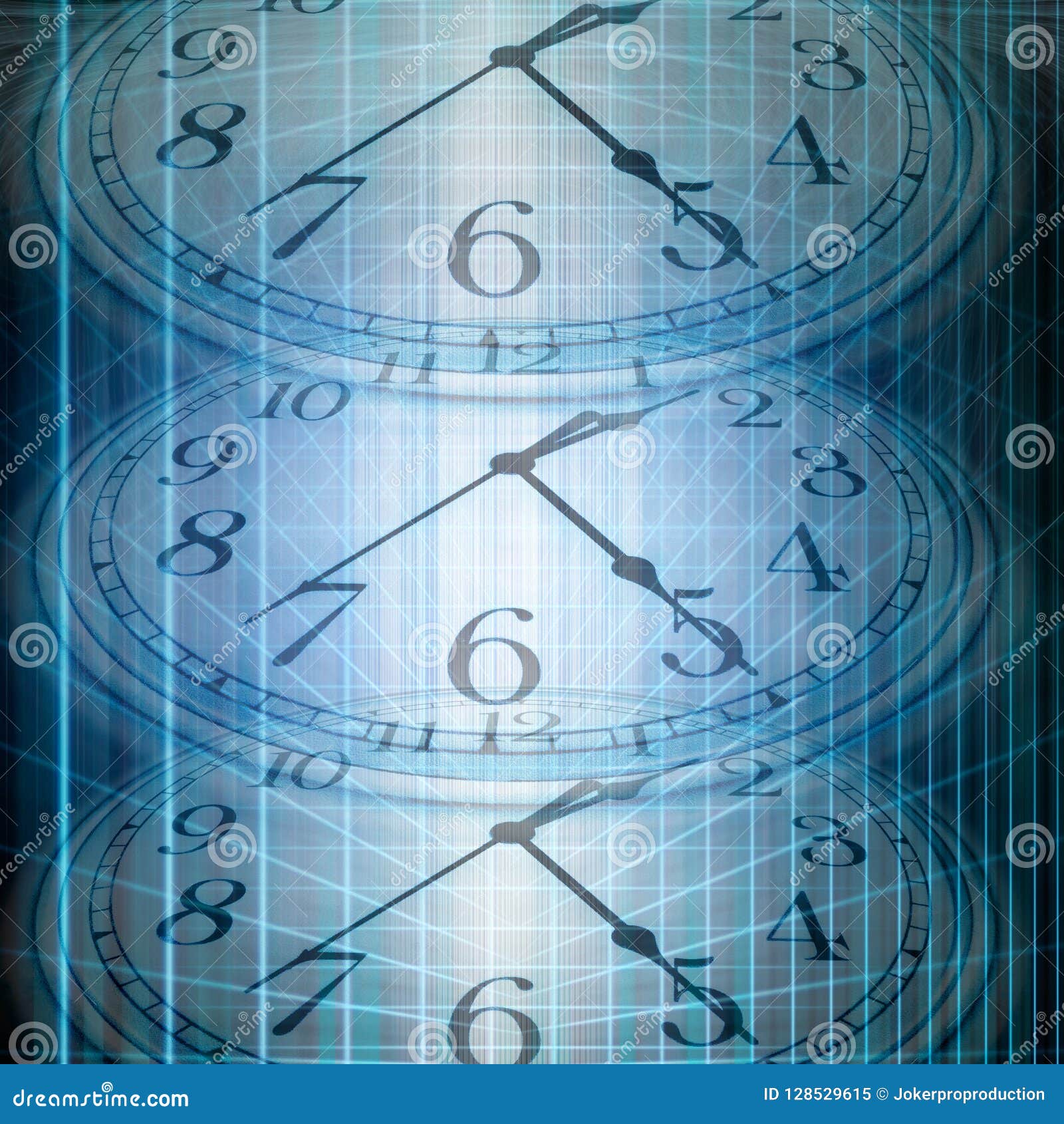 Conceptual Technology and Time Image of Clock and Abstract Light Stock ...